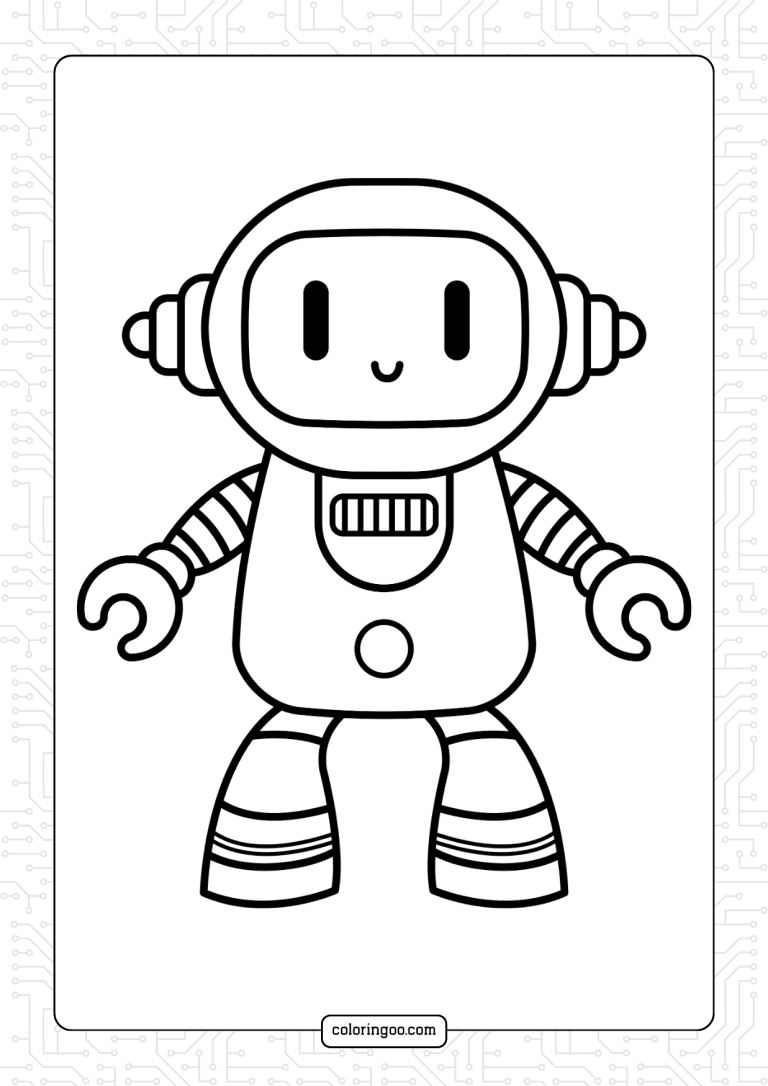 Robots Coloring Pages - COLORINGOO.COM