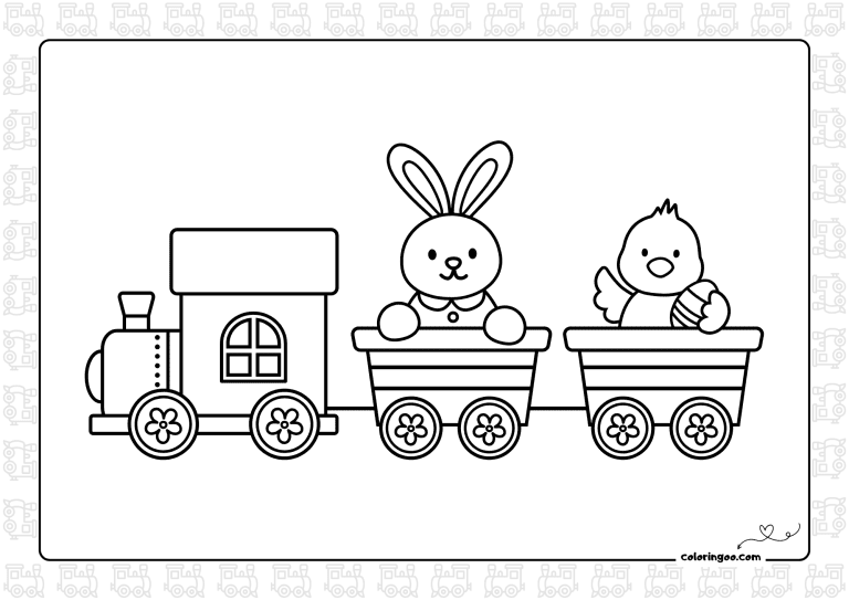 70+ Easter Coloring Pages (All Free Pdf Printables)