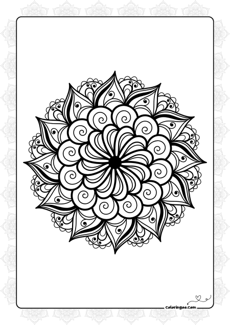 Mandala Pdf Coloring Pages 77