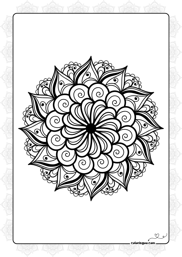 140+ Mandala Coloring Pages (All Free Pdf Printables)