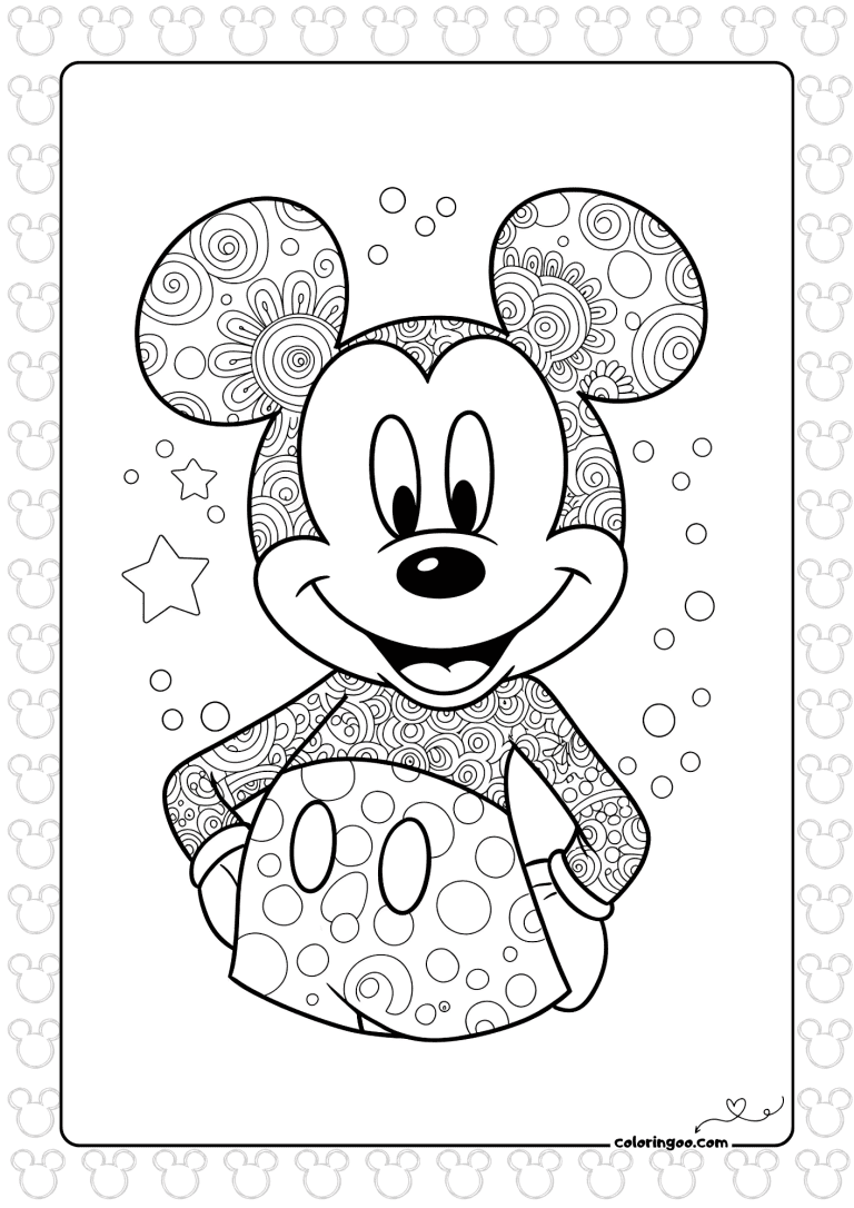 Mickey Mouse Mandala