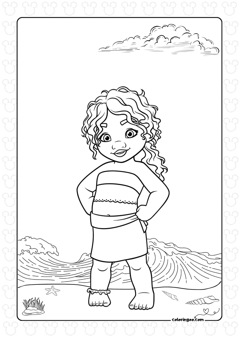 Moana Coloring Pages - COLORINGOO.COM