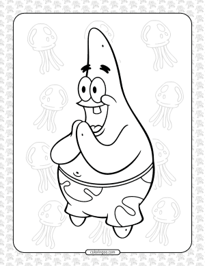Patrick Star Coloring Pages