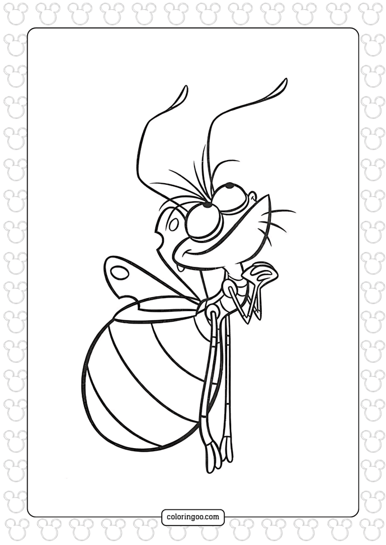 Disney Princess Tiana Coloring Sheet