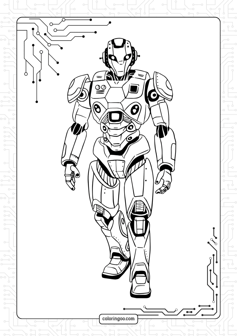 Robots Coloring Pages - COLORINGOO.COM