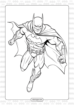 Superhero Batman Coloring Pages
