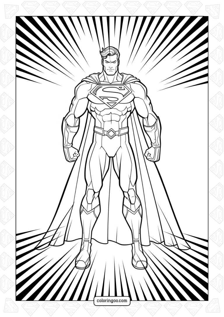 Superman Coloring Pages - COLORINGOO.COM
