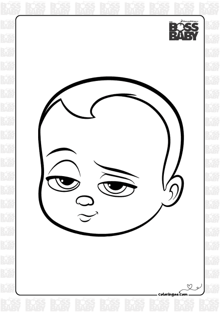 Free The Boss Baby Printables