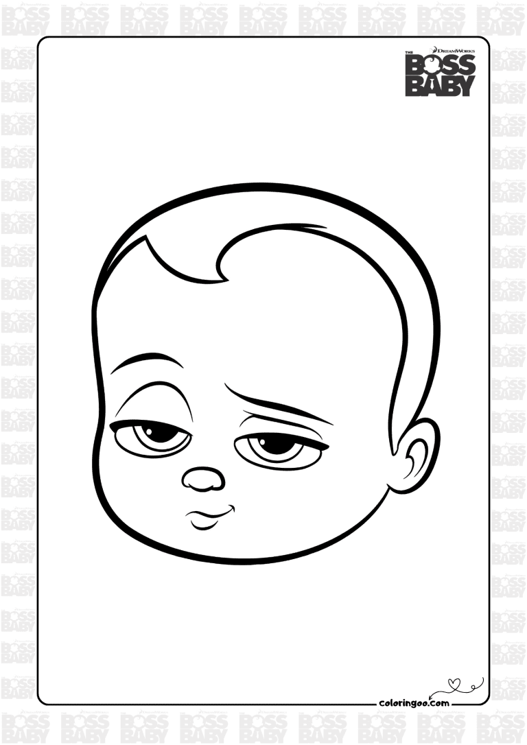 Free The Boss Baby Printables
