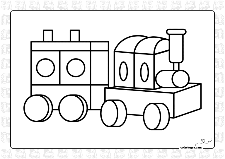 Train Coloring Pages - COLORINGOO.COM