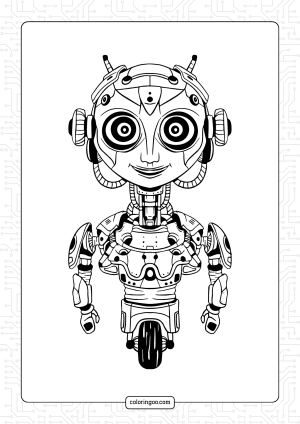 Robots Coloring Pages - COLORINGOO.COM
