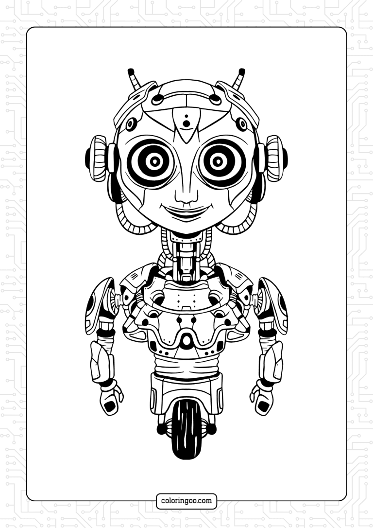 20+ Robots Coloring Pages (Free Pdf Printables)