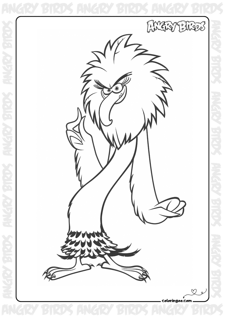 Angry Birds Coloring Pages - COLORINGOO.COM